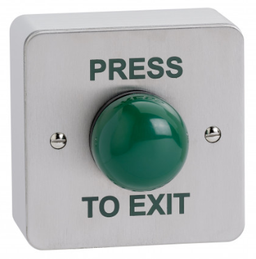 STP-SPB004S - Surface green dome stainless steel exit button – Security ...